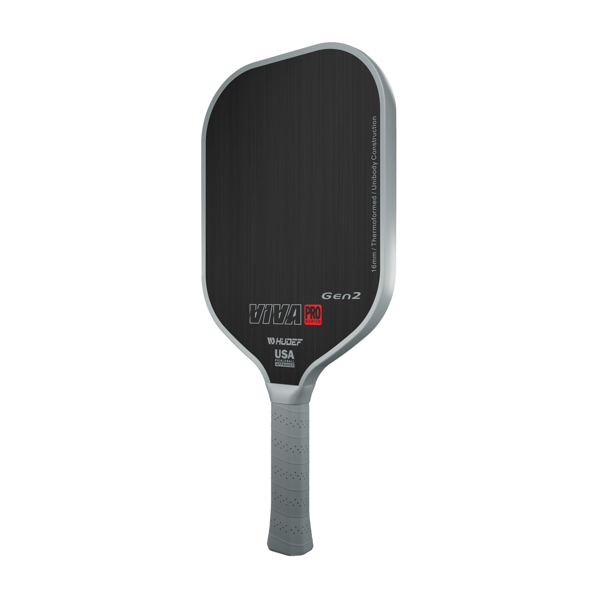 Hudef Viva Pro™ Gen2 Elongated Thermoformed Pickleball Paddle (Carbon ...